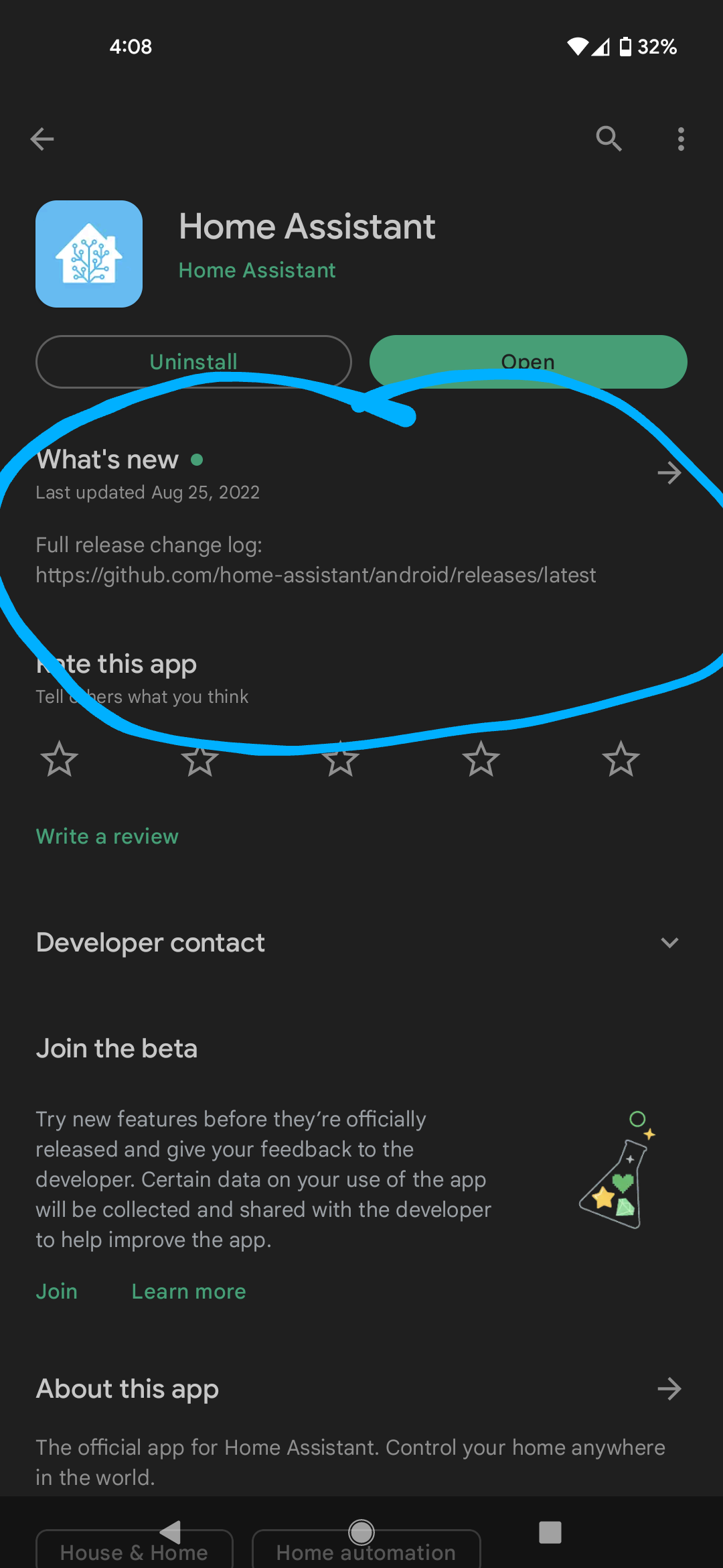 "command_high_accuracy_mode" notification not working correctly in 2022.8.0-full - Home ...
