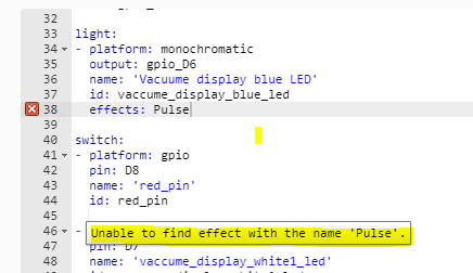 Light effects not resolving in editor - ESPHome - Home Assistant Community