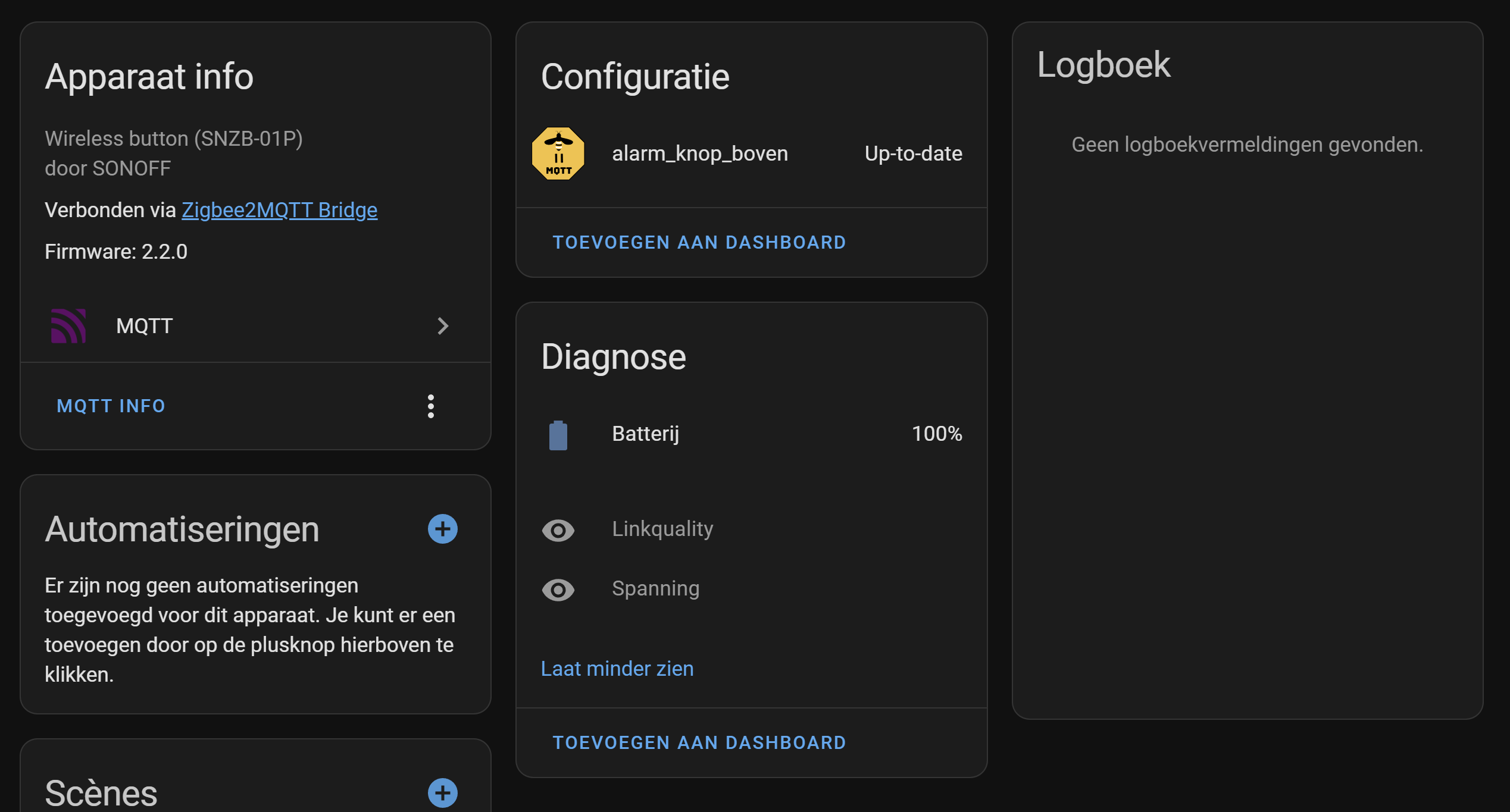 Button Action Singledouble Missing In Ha But Visible In Z2m And Mqtt Info Zigbee Home