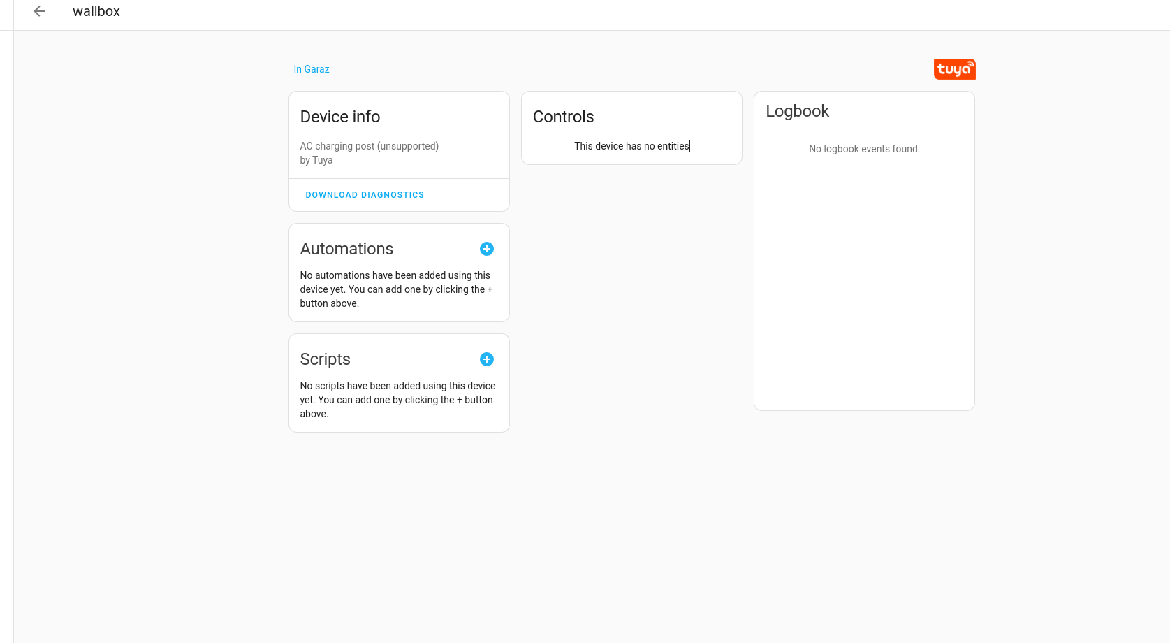 Create Entities For Not Supported Device Tuya Configuration Home Assistant Community
