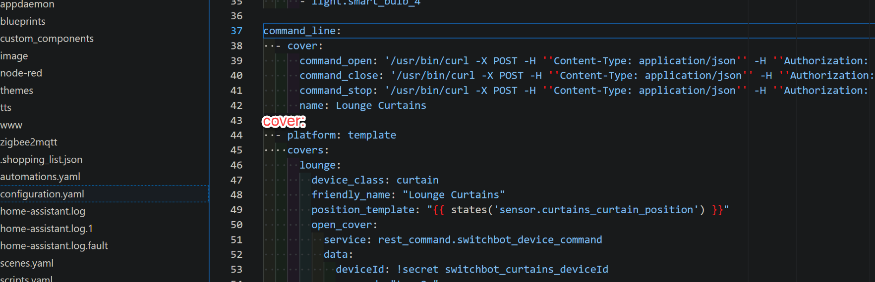 Command Line YAML configuration has moved for cover - Configuration ...
