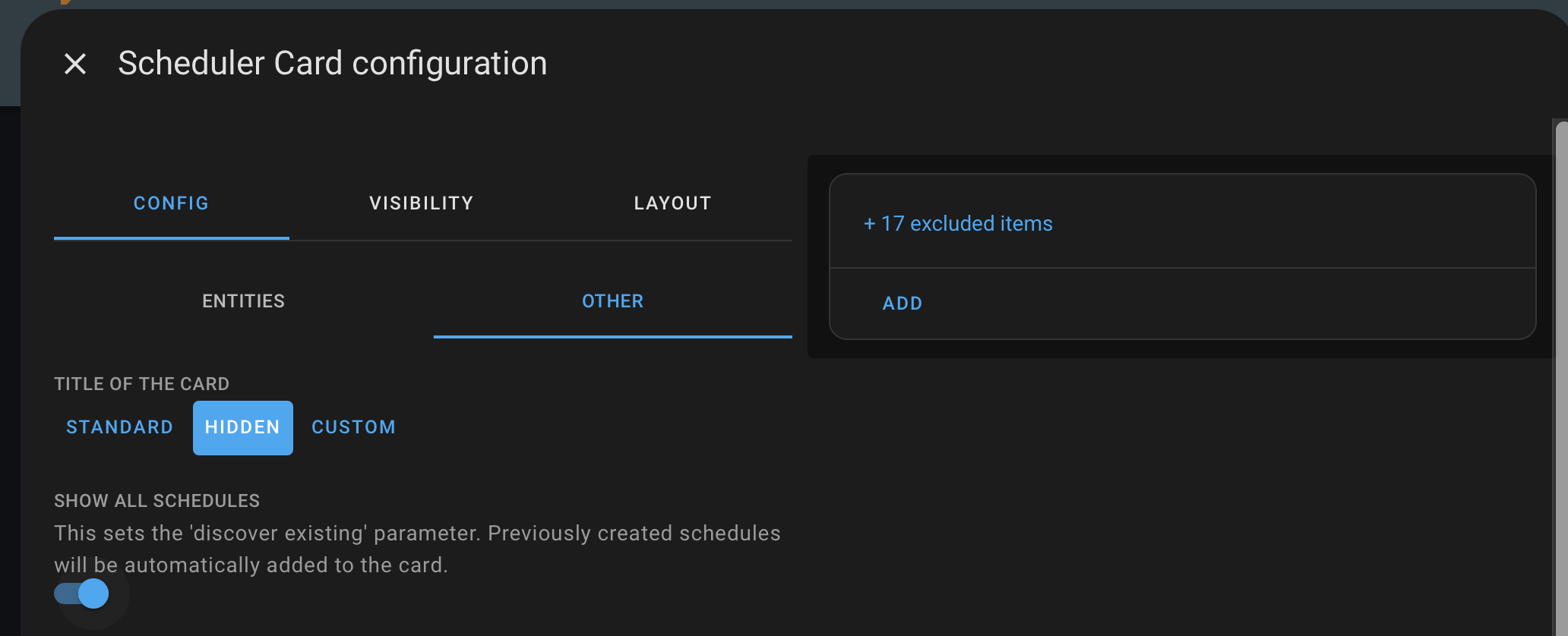 Scheduler card/custom component - Dashboards & Frontend - Home ...