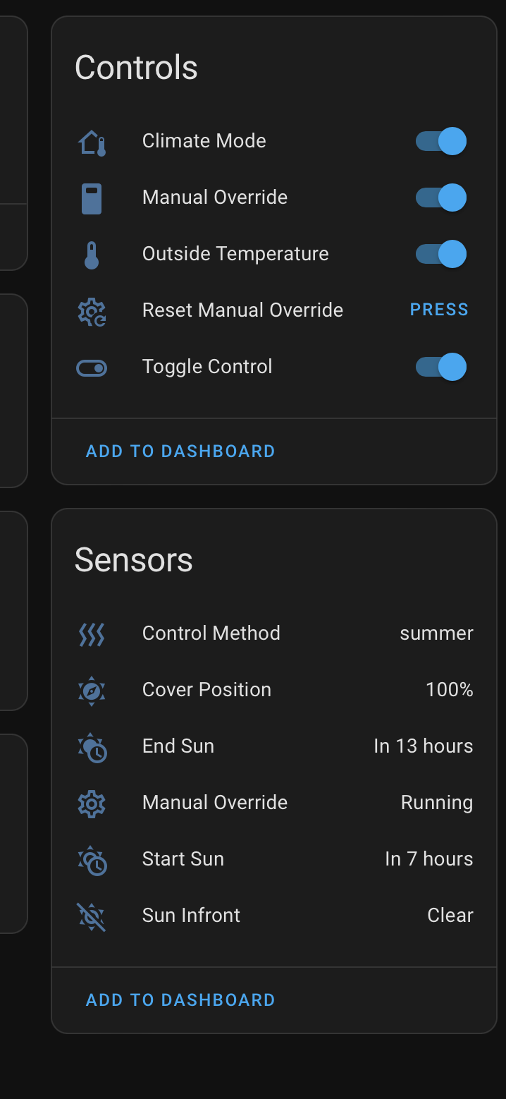 Custom Component Adaptive Cover Custom Integrations Home Assistant Community