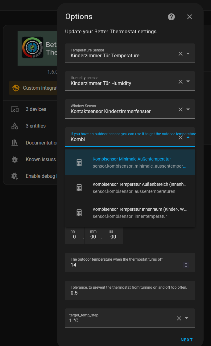 Helper (combine two values) cannot be selected as temperature entity in integrations, why ...