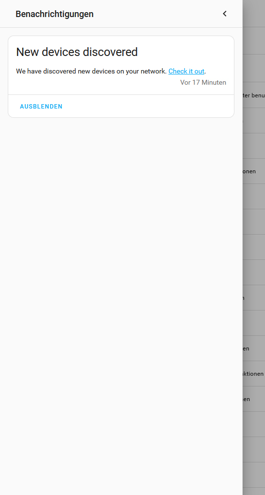 How can I get rid of "New devices discovered" notifications ...