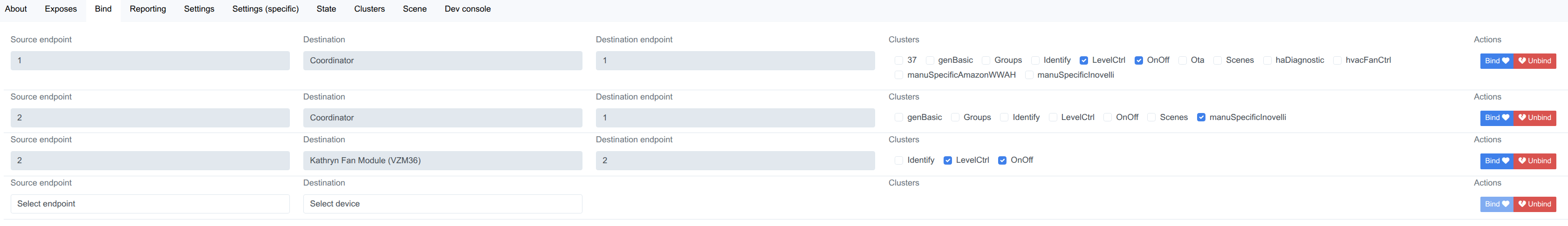 (Noob) ZHA dual binding Inovelli Dimmer Switch and Fan Controller - Zigbee - Home Assistant ...