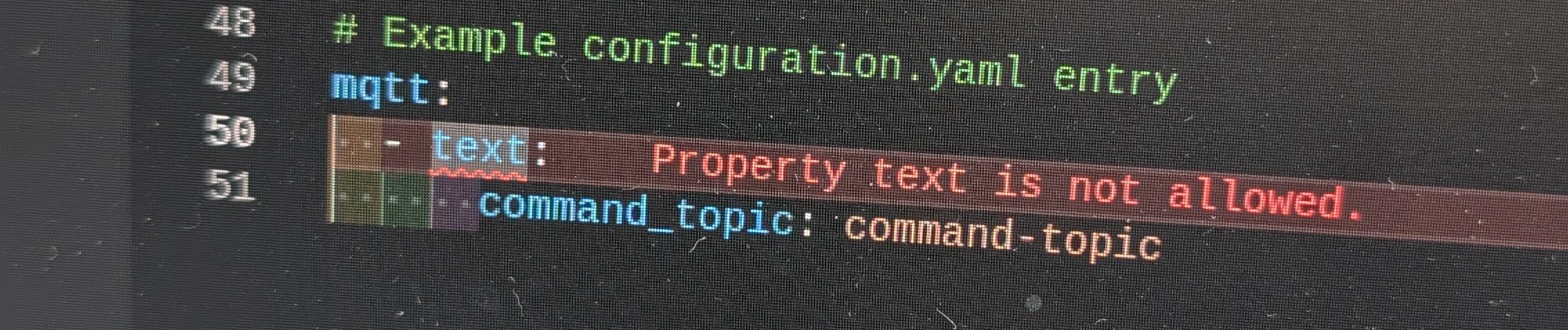 Mqtt Text Sensor Issue Property Text Is Not Allowed Configuration 2696