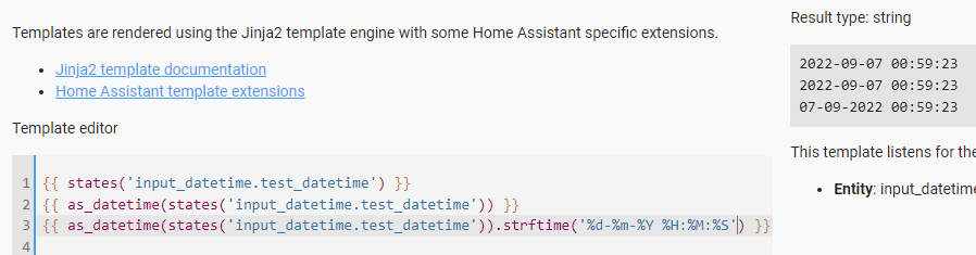 Stuck On Undefined Strftime Markdown Error Frontend Home Assistant