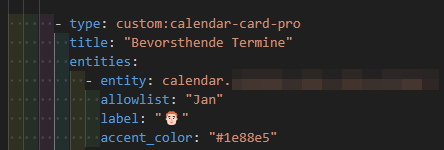 Calendar Card Pro - A beautiful, high-performance calendar card for ...
