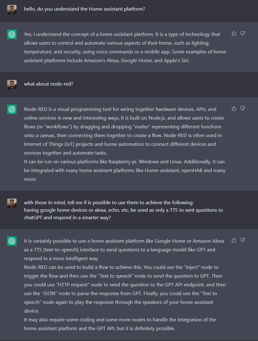 I want to use the GPT-3 API to build my own super smart voice assistant ...