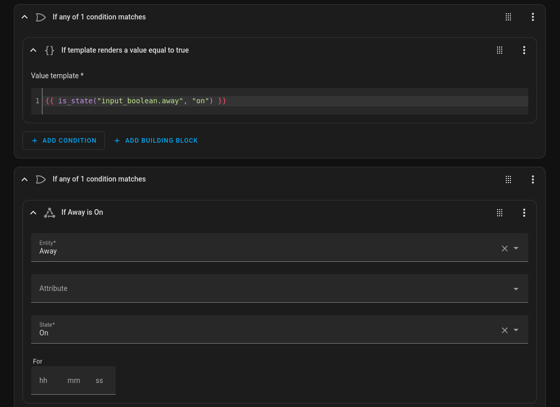 Stay Away Automation Control Configuration Home Assistant Community