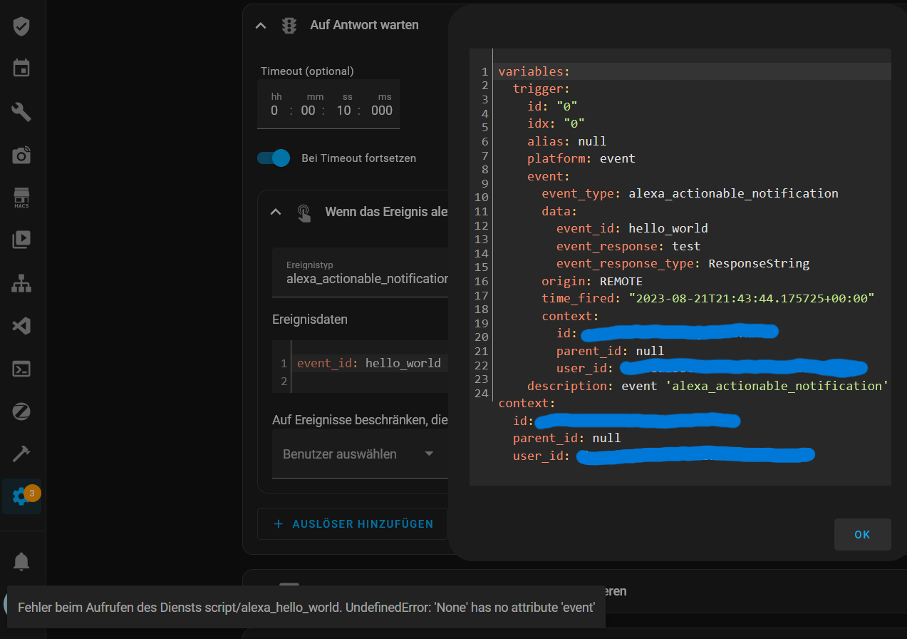 Wait For Trigger Not Working Configuration Home Assistant Community