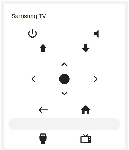 Universal Remote Card - Buttons, Touchpads, Sliders, and Keyboards for ...
