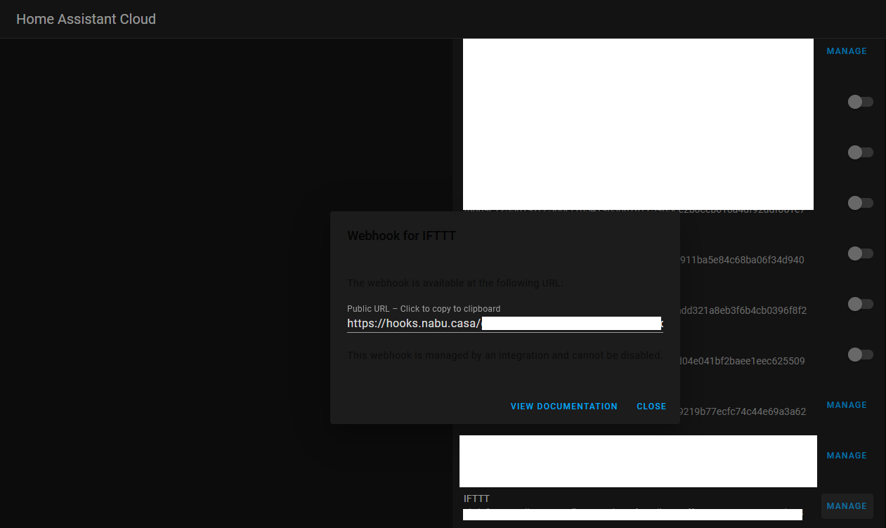 IFTTT configuration whit google assistant and nabu casa - home ...