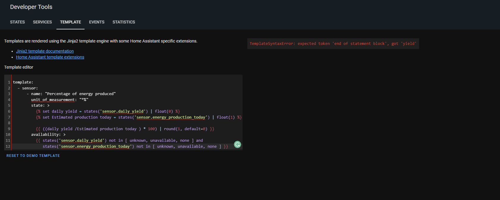 Calculation With Sensor Values Configuration Home Assistant Community
