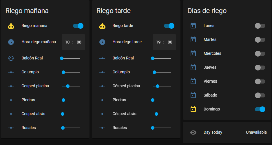 Day of the week picker for automation on dashboard - Home Assistant ...
