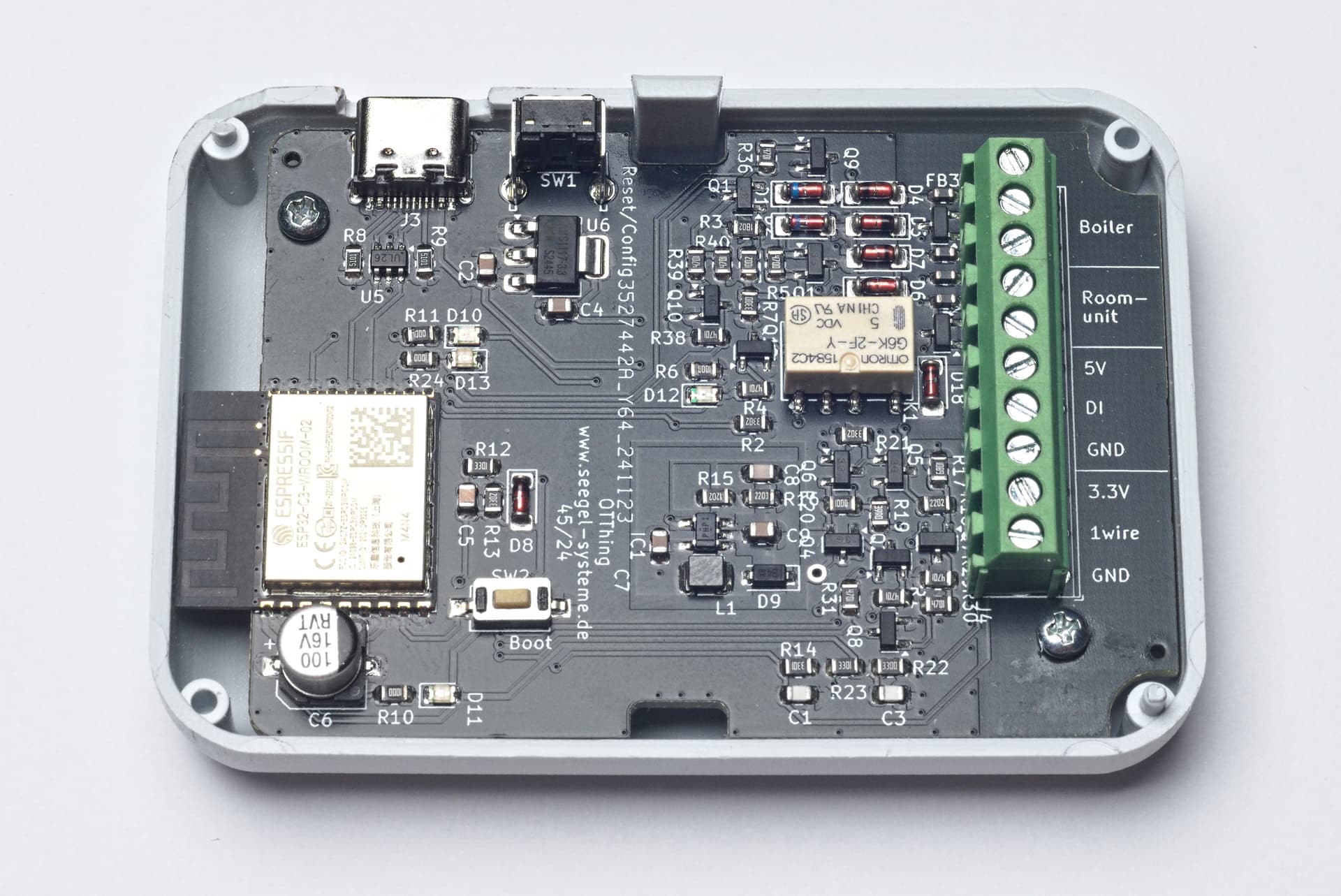OT Thing - An OpenTherm-WiFi Gateway with integrated OT master & slave ...