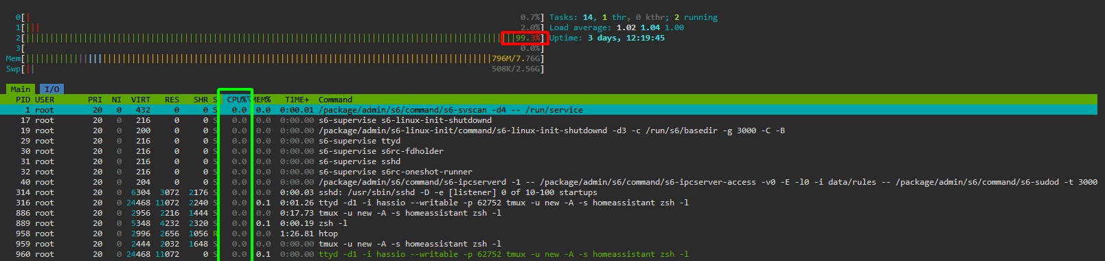 High CPU load at one core 100% - Installation - Home Assistant Community
