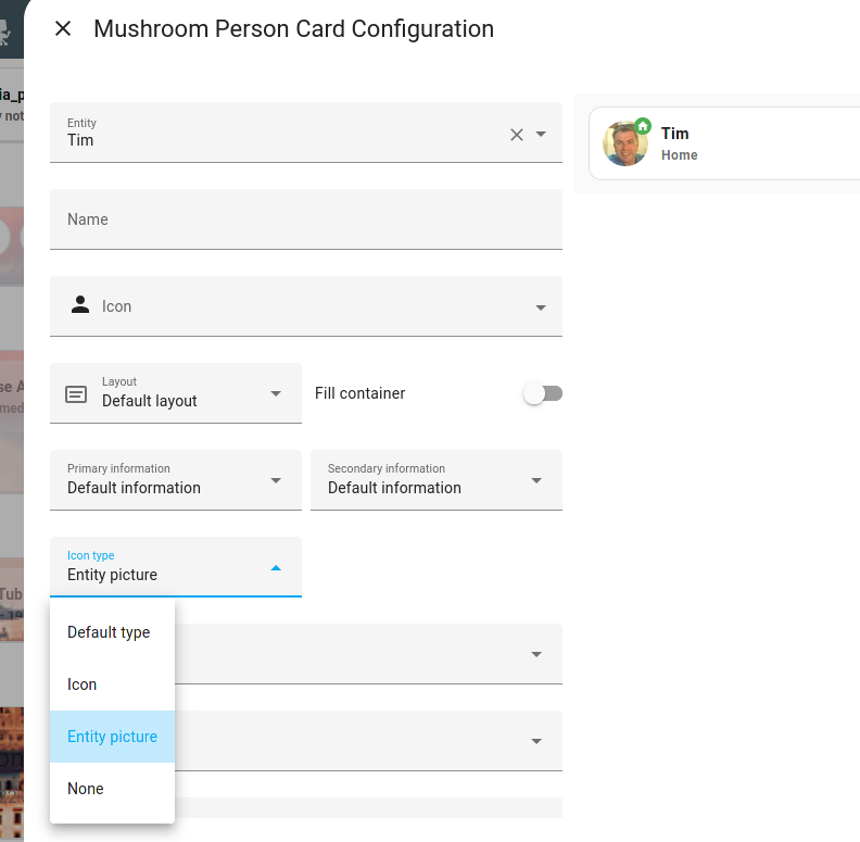 Persons Card is not showing up my entity Picture - Frontend - Home Assistant Community