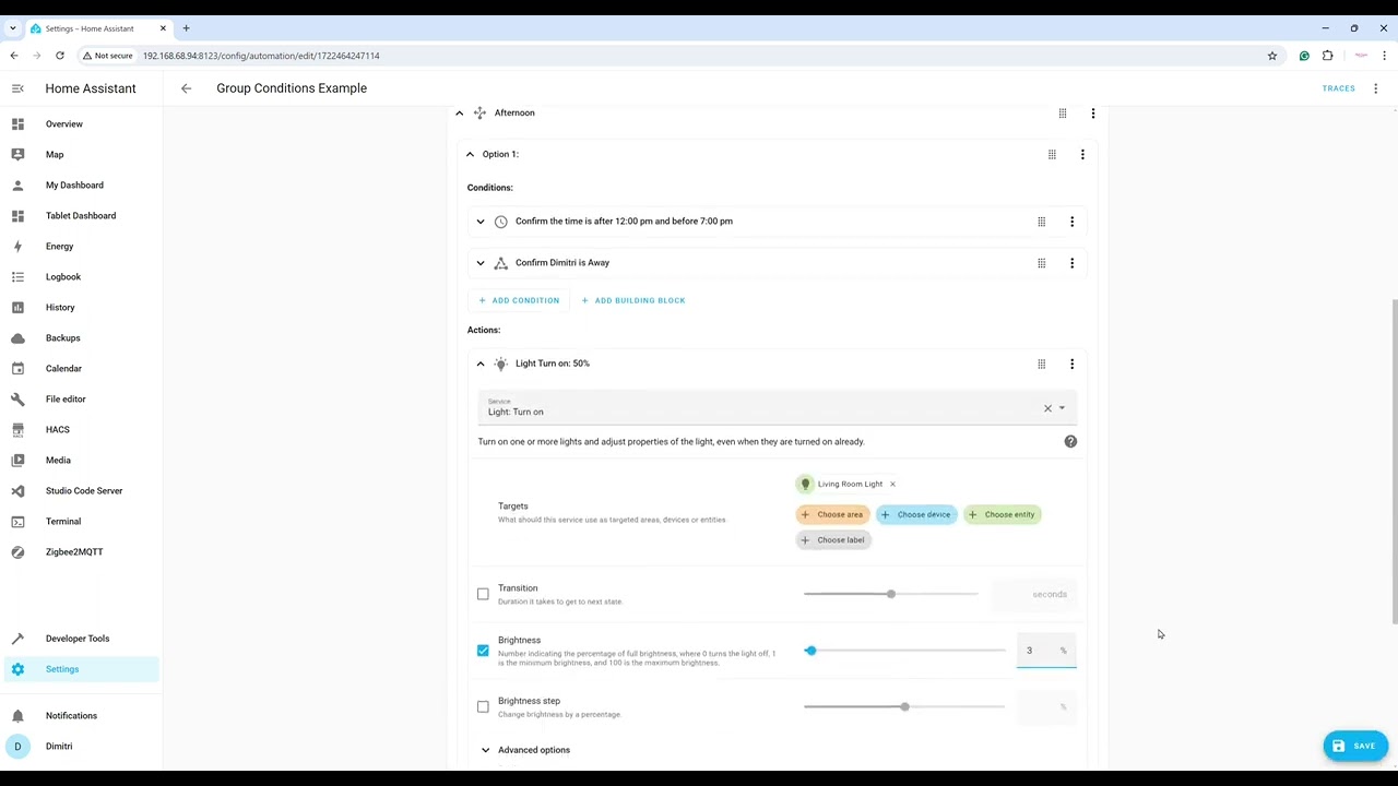 Conditions for Choose as a group aka Group Conditions - Configuration - Home Assistant Community