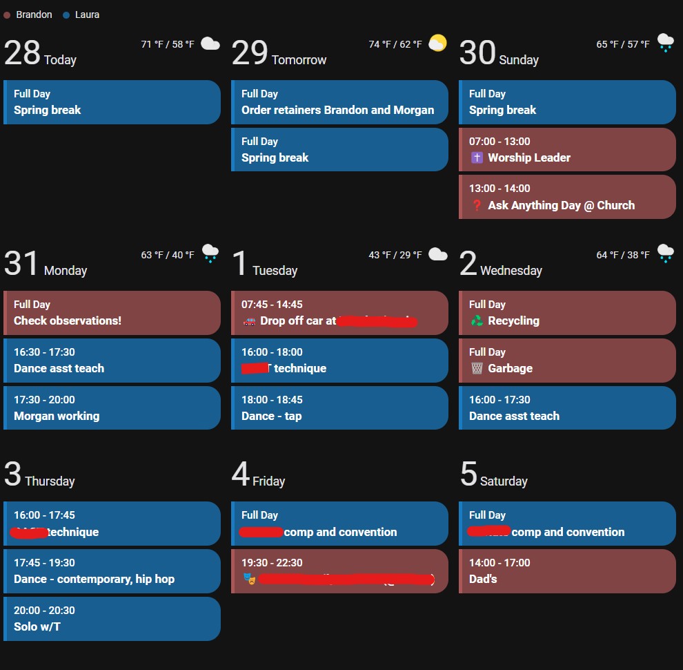Calendar Card Pro - A beautiful, high-performance calendar card for ...