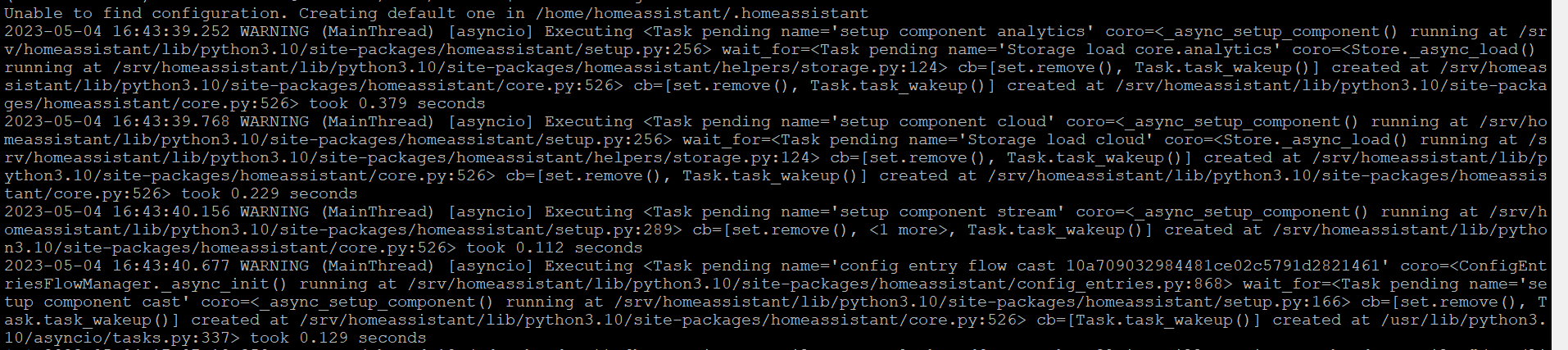 Ha Core Python Venv Python 3106 Nothing Happens After Running Hass Command Installation