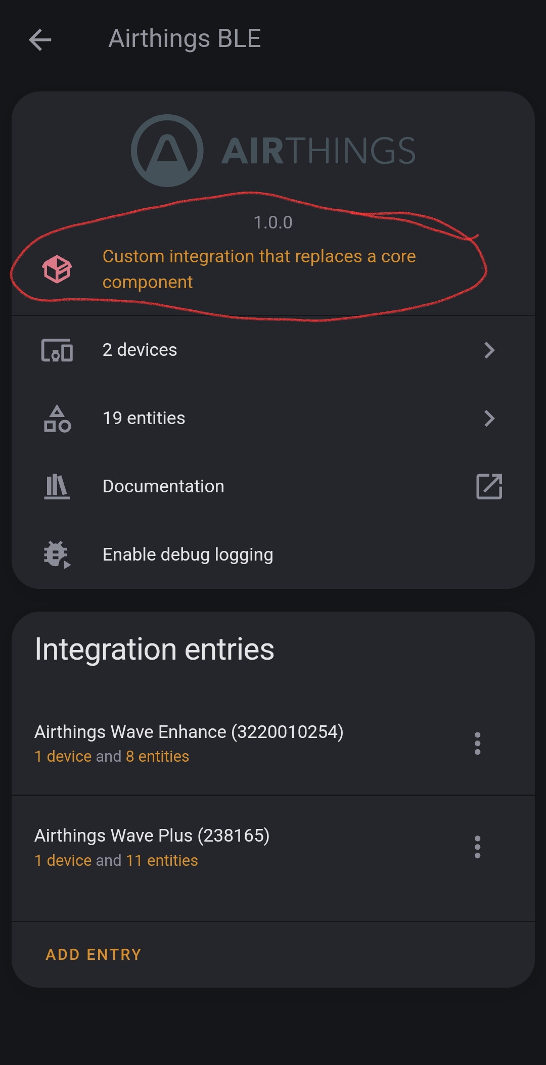 Airthings-ble and Wave Enhance - Device not found - Third party integrations - Home Assistant ...