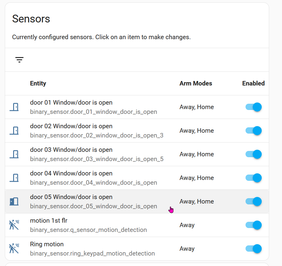 How to have Alarmo tell me which sensors are opened? - Configuration ...