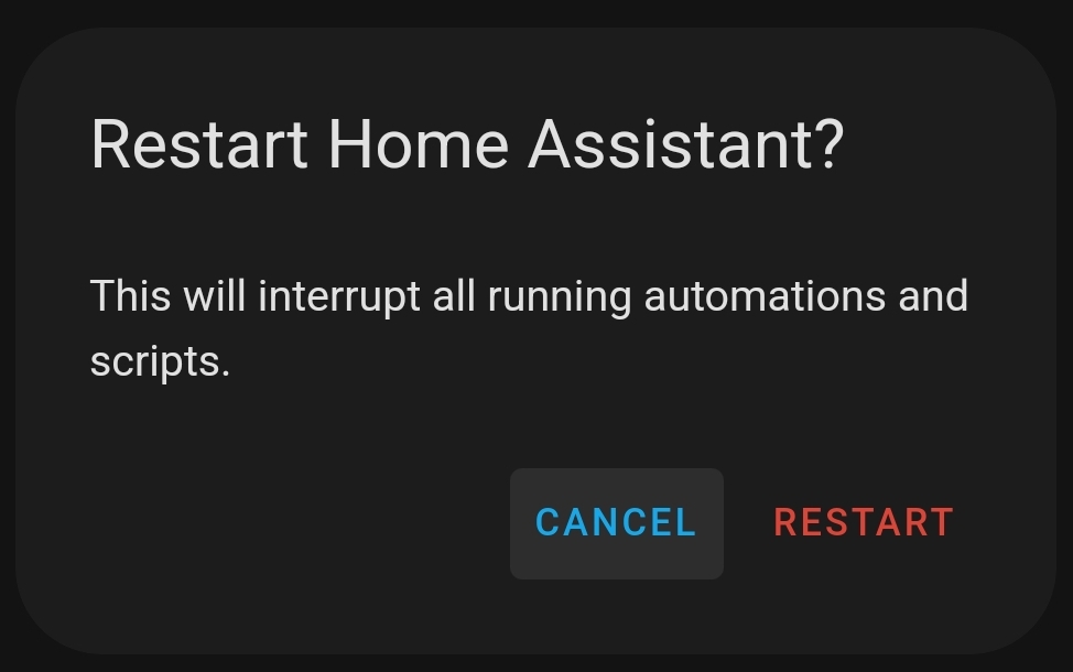 Is it possible to prevent HA Restart based on a sensor state? - Configuration - Home Assistant ...