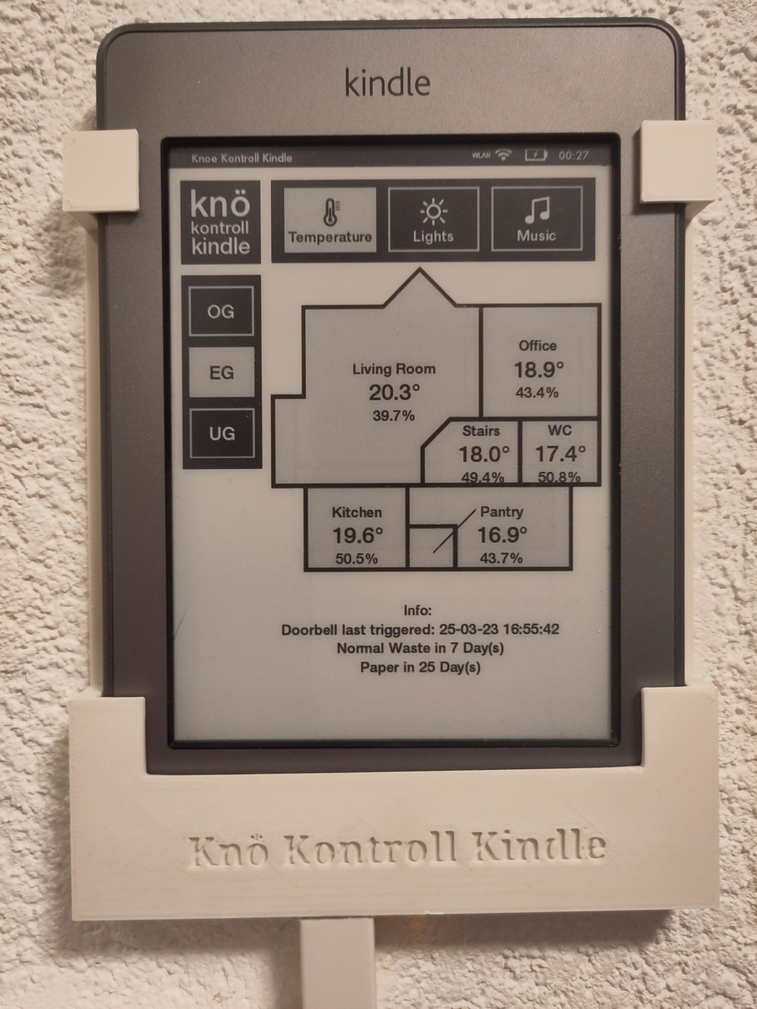 Hatki - Homeassistant to Kindle - Kiosk Dashboard - Dashboards ...