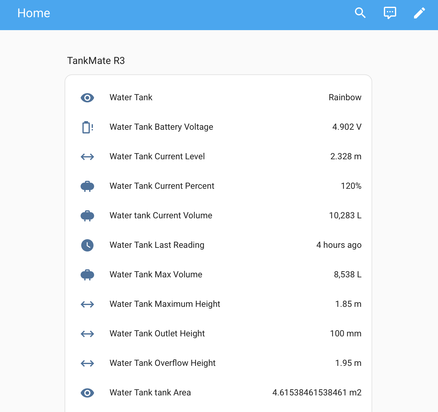 Tankmate tank level sensor - Third party integrations - Home Assistant Community