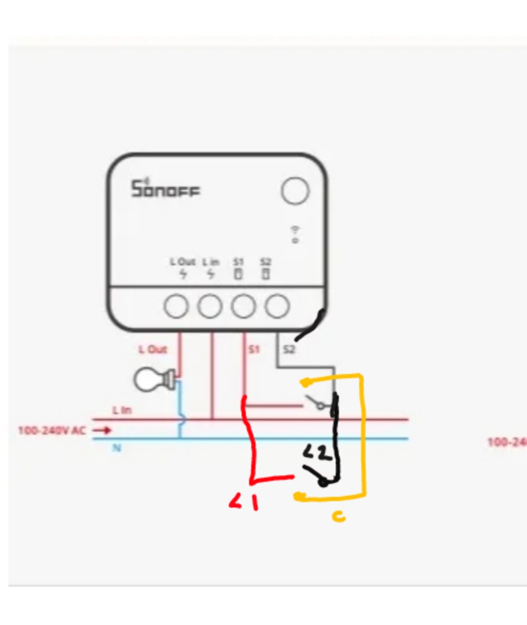 How to wire a Sonoff ZBMINI L2 Extreme for EU 2-way Light Switches ...