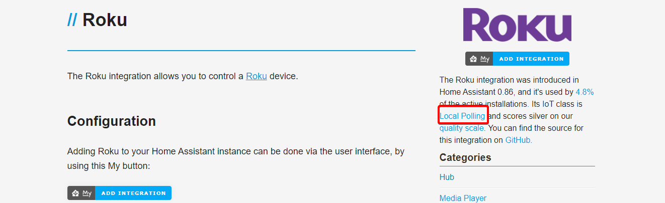 Roku State Slow To Update Ie From Play Pause Configuration Home Assistant Community