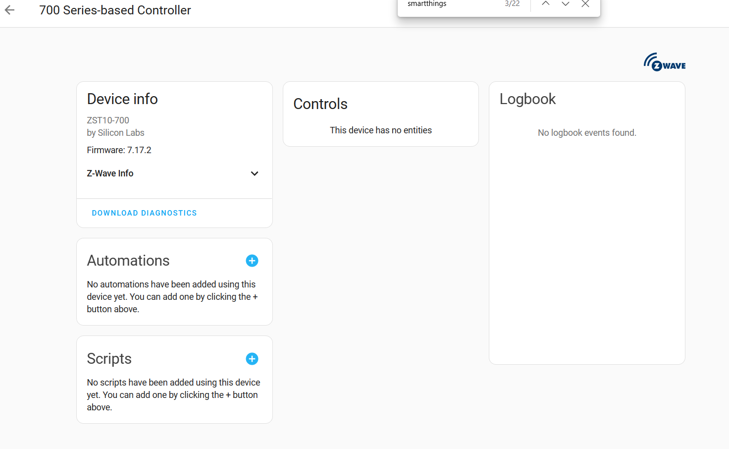 Migration Of Zwave Zigbee From Smartthings Home Assistant Community