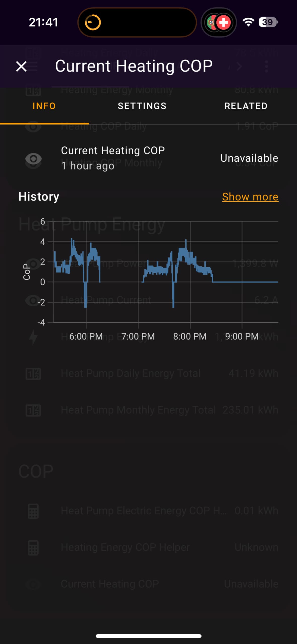 Heating COP calculation - Configuration - Home Assistant Community