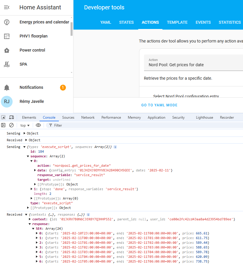 Tomorrows Price Unavailable With Nordpool Core Integration Configuration Home Assistant
