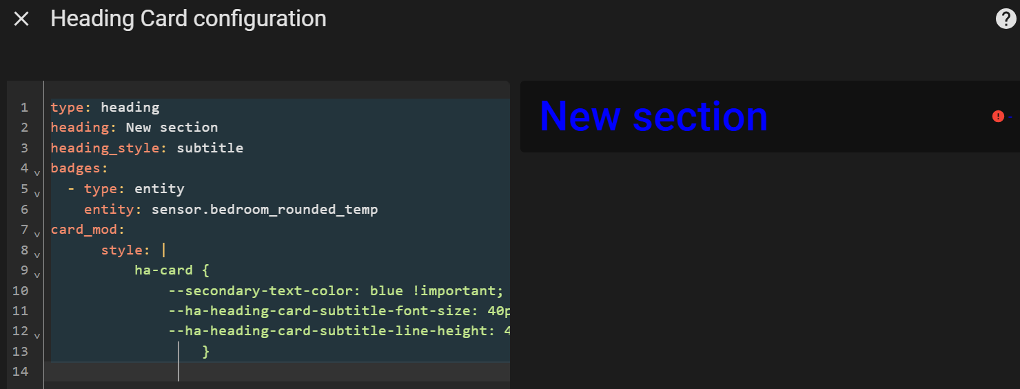 🔹 Card-mod - Add css styles to any lovelace card - Page 419 - Dashboards & Frontend - Home ...