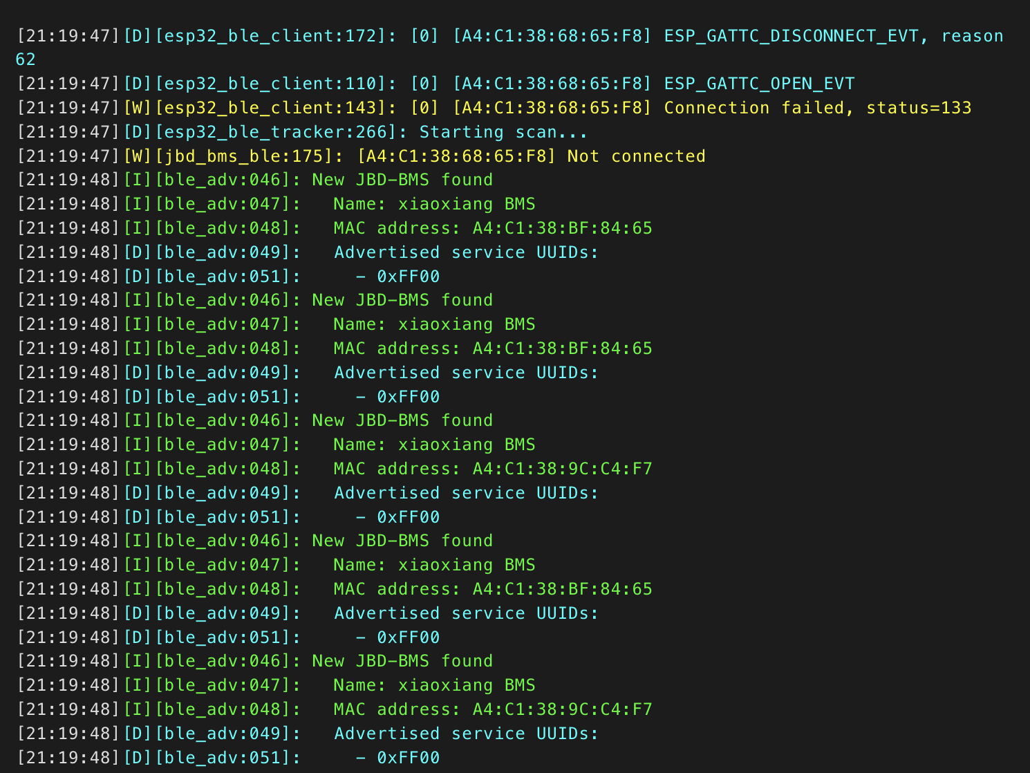 Xiaoxiang bms - Page 4 - Configuration - Home Assistant Community