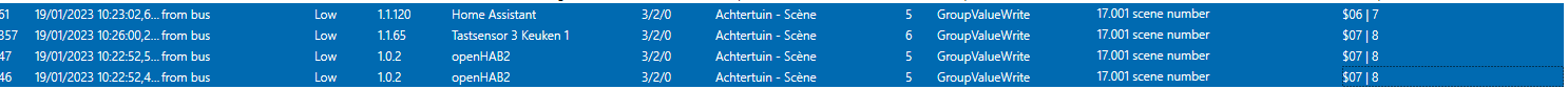 KNX - scenes - scene number issue - Configuration - Home Assistant ...