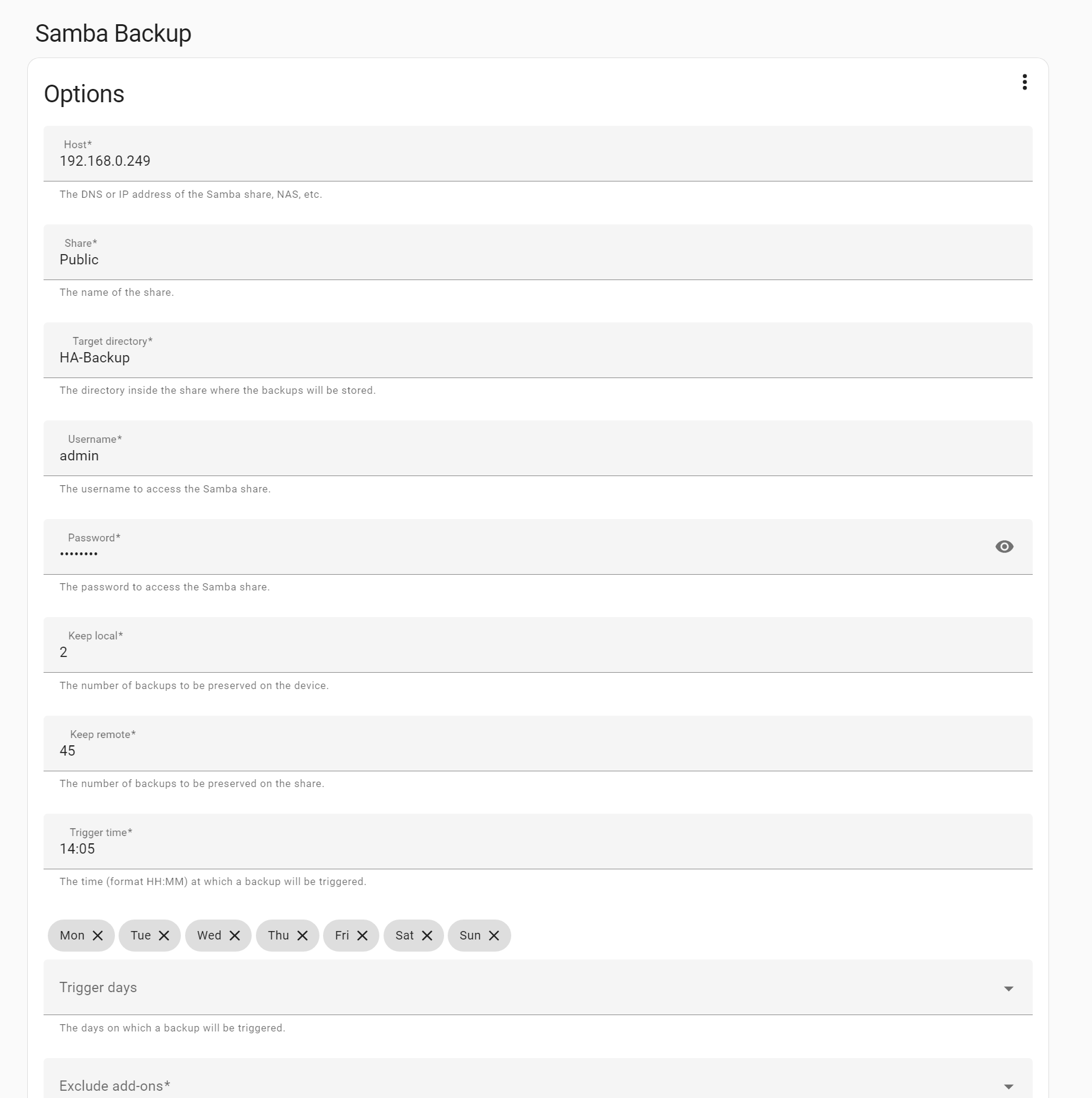 Samba Backup: Create and store backups on a Samba share - Page 28 - Share your Projects! - Home ...