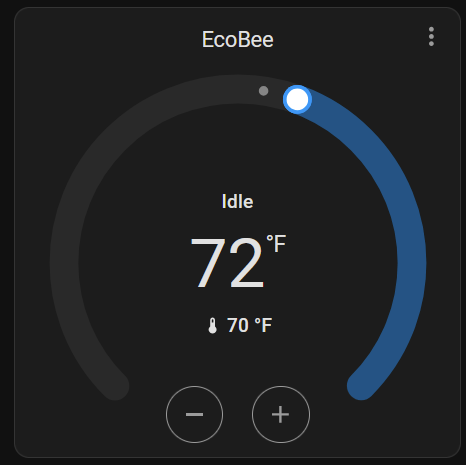 EcoBee through Homekit target temperature is all of a sudden 'null ...