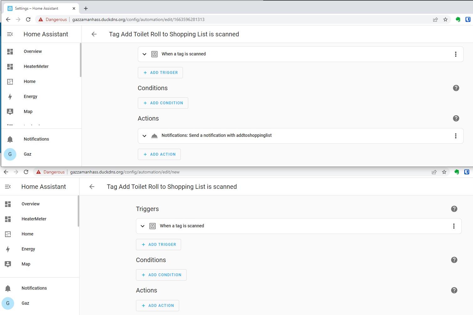 Automations Disappearing From Tags But Remaining In Automations And Scenes Configuration