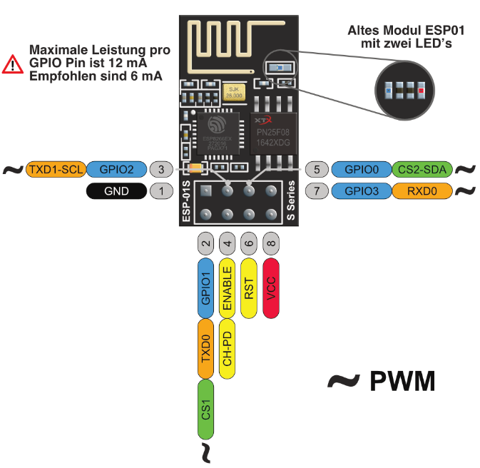 ESP01 - i2c - ESPHome - Home Assistant Community