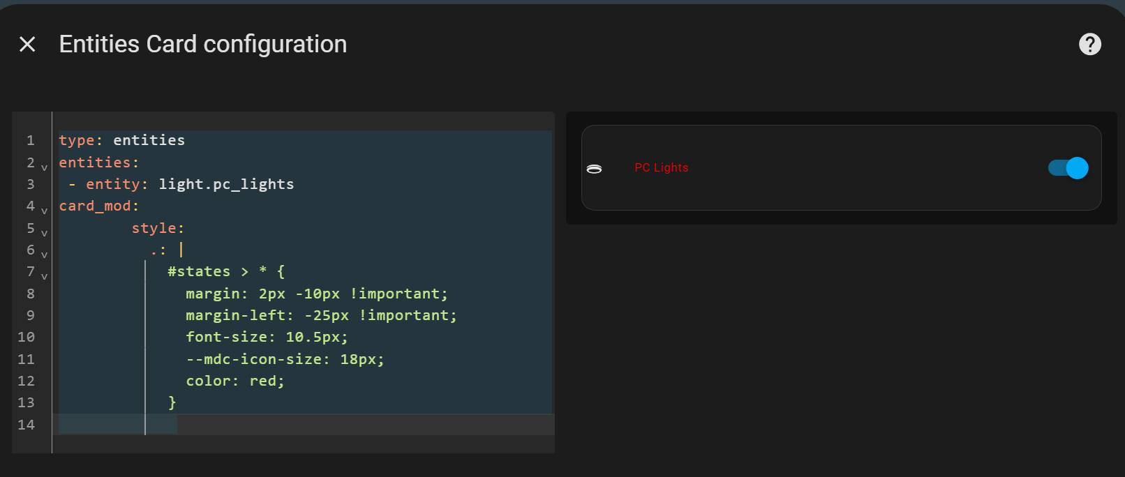 HA Core 2025.1 entities card mod styling broken - Page 3 - Frontend - Home Assistant Community