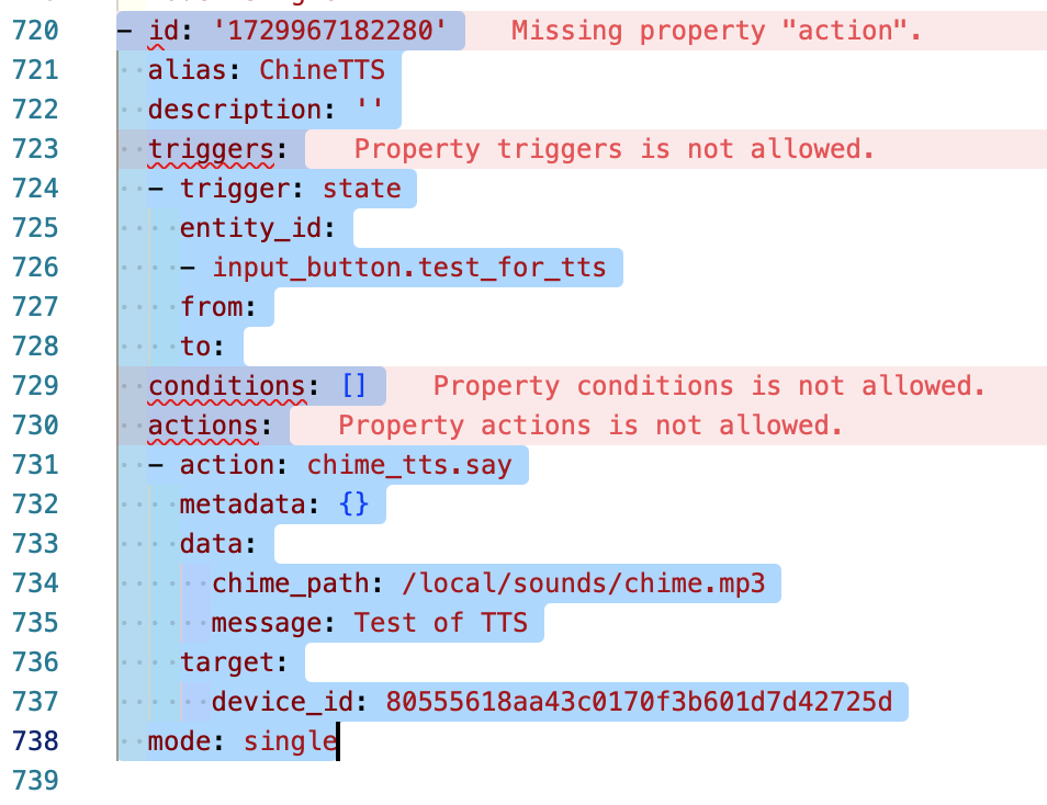 Automation UI Generating Incorrect Code or Studio Code Server incorrectly parsing ...