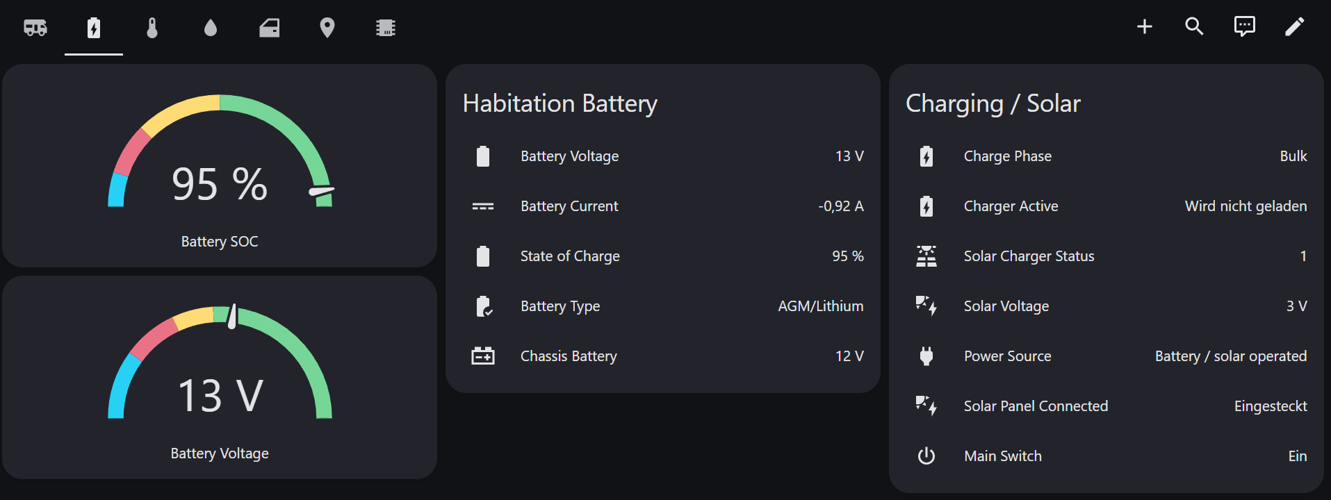 HYMER Connect — Real-time motorhome integration (130+ sensors, light ...