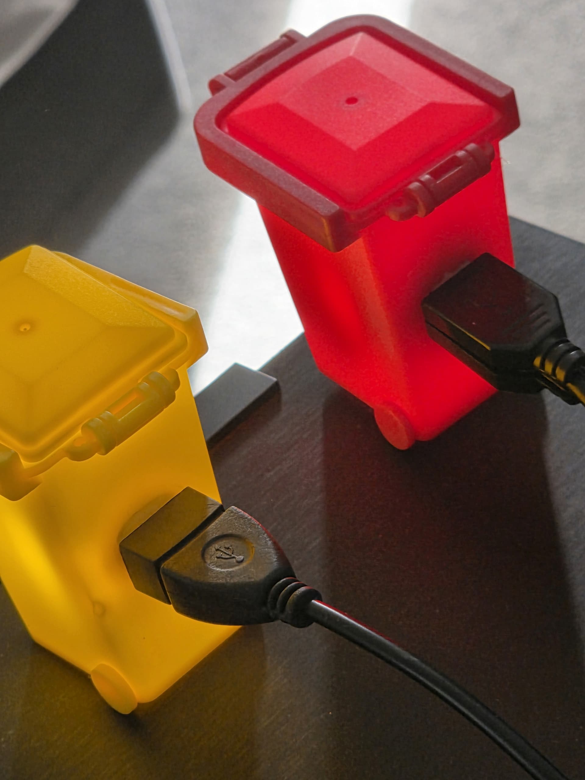 Light up rubbish / trash cans for Waste Collection Schedule - Share ...