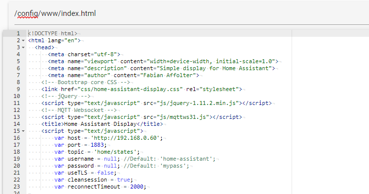MQTT to html in Home Assistant - Configuration - Home Assistant Community