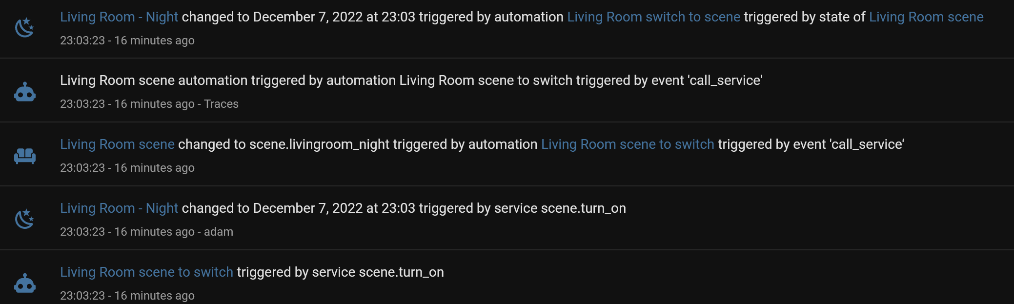 Set input_select when changing scene - Configuration - Home Assistant ...
