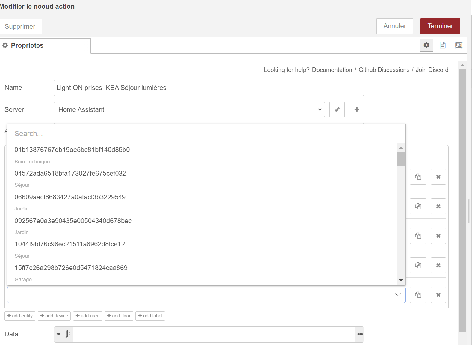 Nodered displays Device IDs instead of Device Names - Node-RED - Home Assistant Community